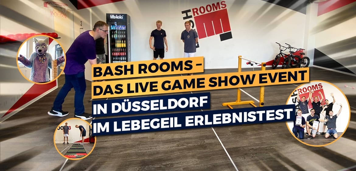 Bash Rooms - Live Game Show Event im lebegeil Erlebnistest