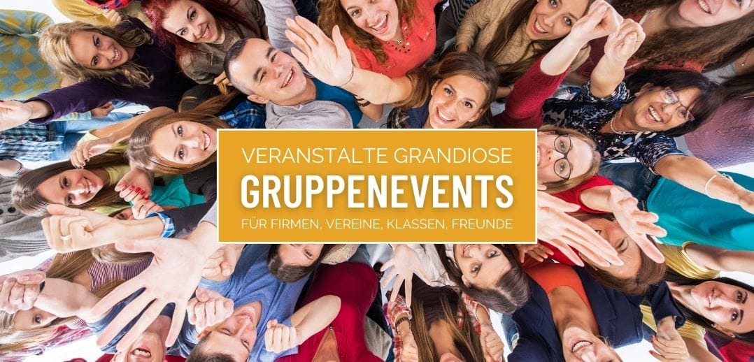 20 Gruppenevents in 2024 für tolle Gemeinschaftserlebnisse